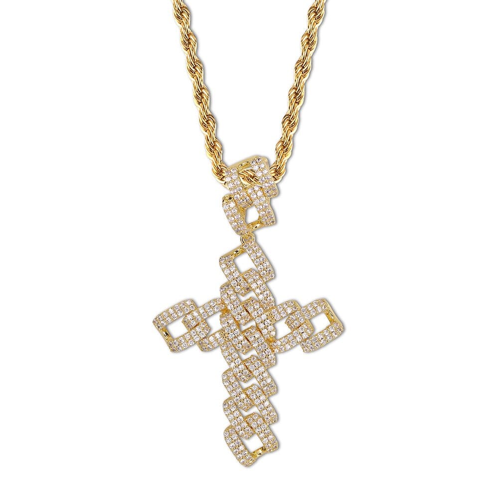 Cuban Cross Necklace – The Gold Supply