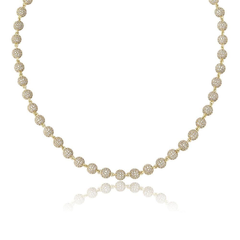 Iced Out Ball Chain – The Gold Supply